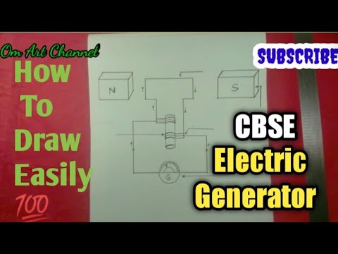 How to Draw Electric Generator step by step for beginners - YouTube