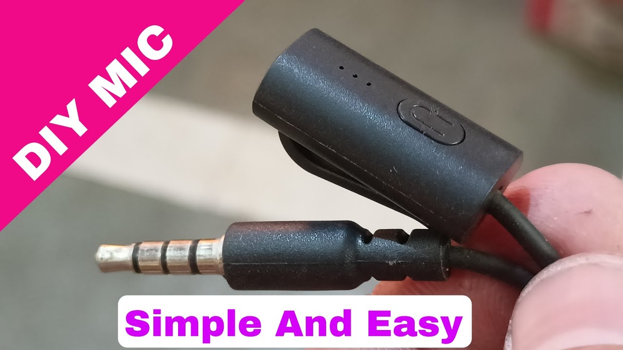 How To Make Diy Mic 🎤 Simple - YouTube