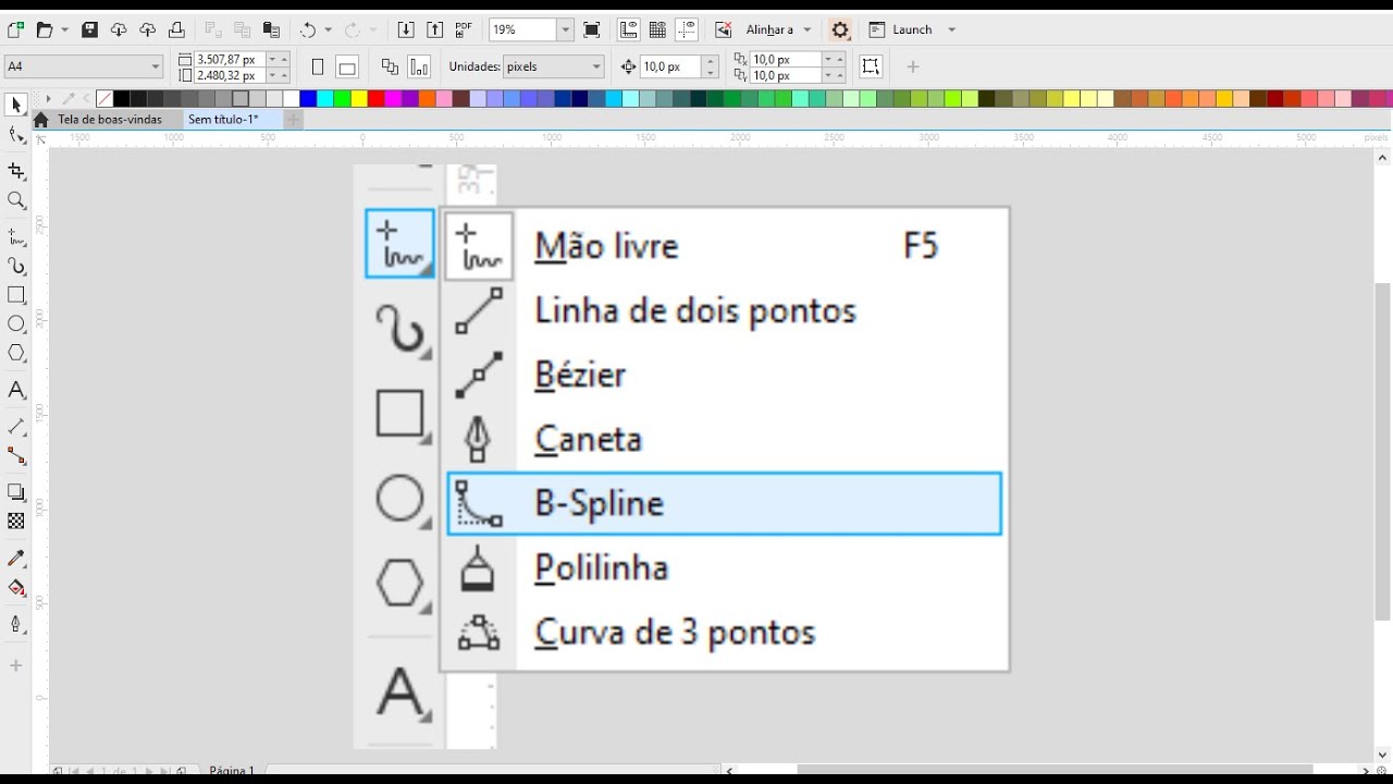 Ferramenta B Spline Sumiu Corel Draw e Agora? - YouTube