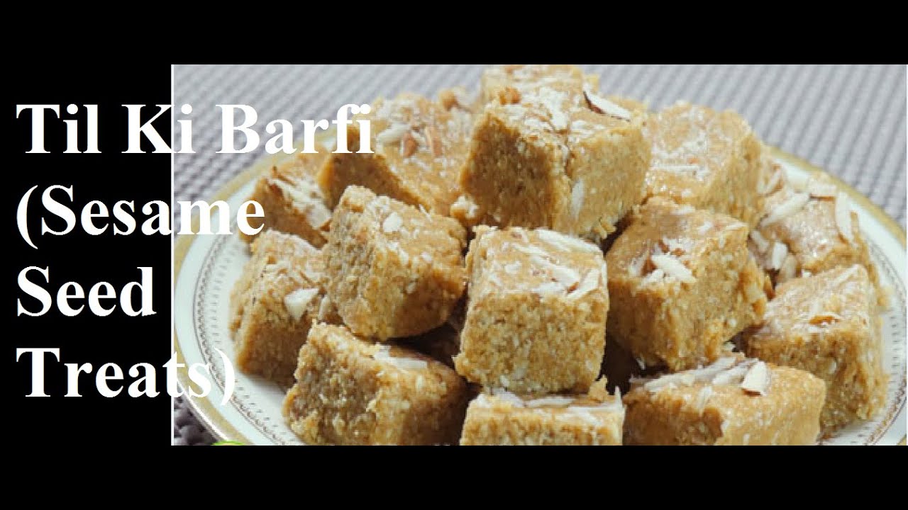 Til Gur Barfi Recipe । तिल गुड़ बर्फी । Tilkut Barfi | Til ki burfi ...