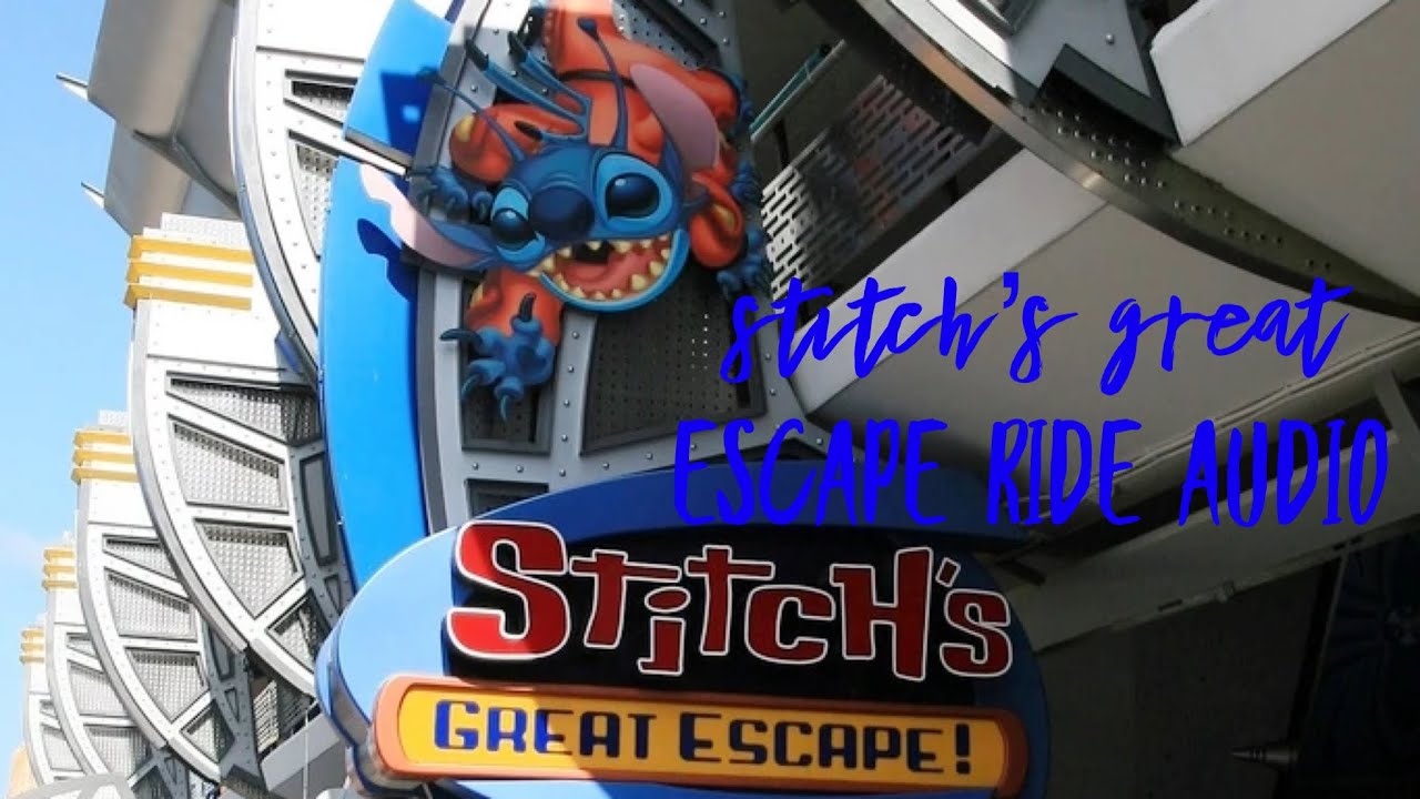 Stitch’s Great Escape Attraction Audio - YouTube