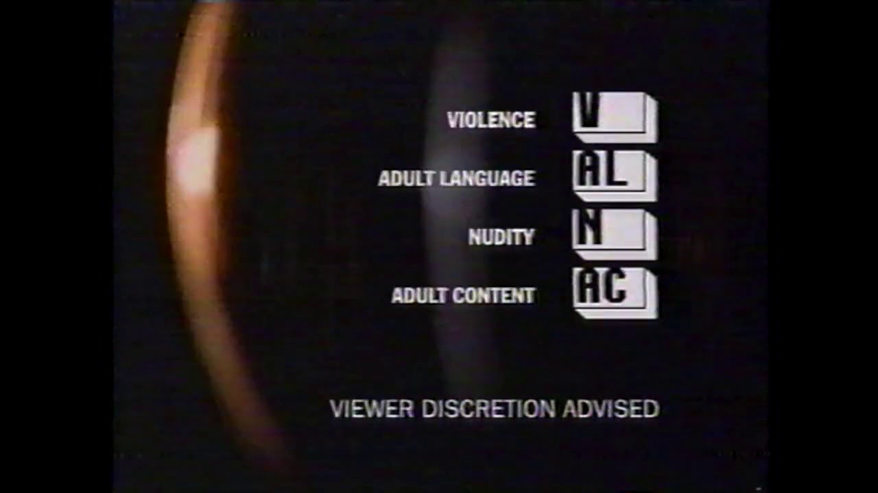 The Following Movie is Rated R intro, Showtime (1998) - YouTube