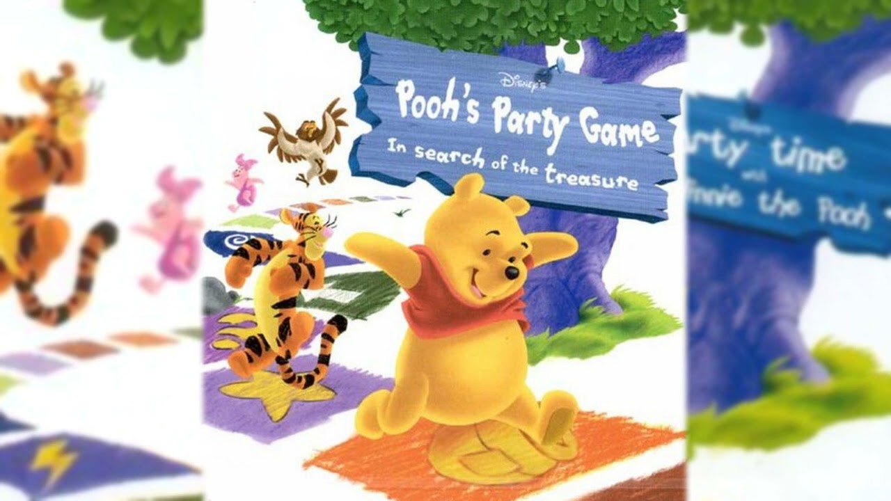 Title/Menu - Pooh's Party Game: In Search of the Treasure/Party Time ...