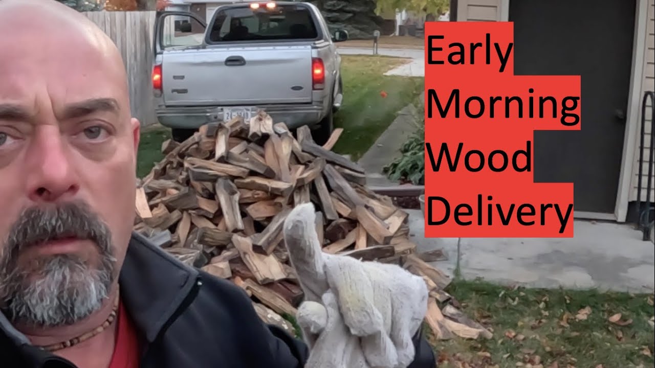 Early Morning Firewood Delivery #firewood - YouTube