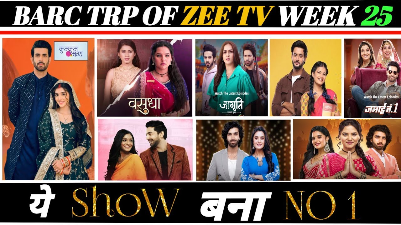 Barc Trp of Zee TV of Week 25 (2025) Saru | Vasudha | Kumkum Bhagya ...