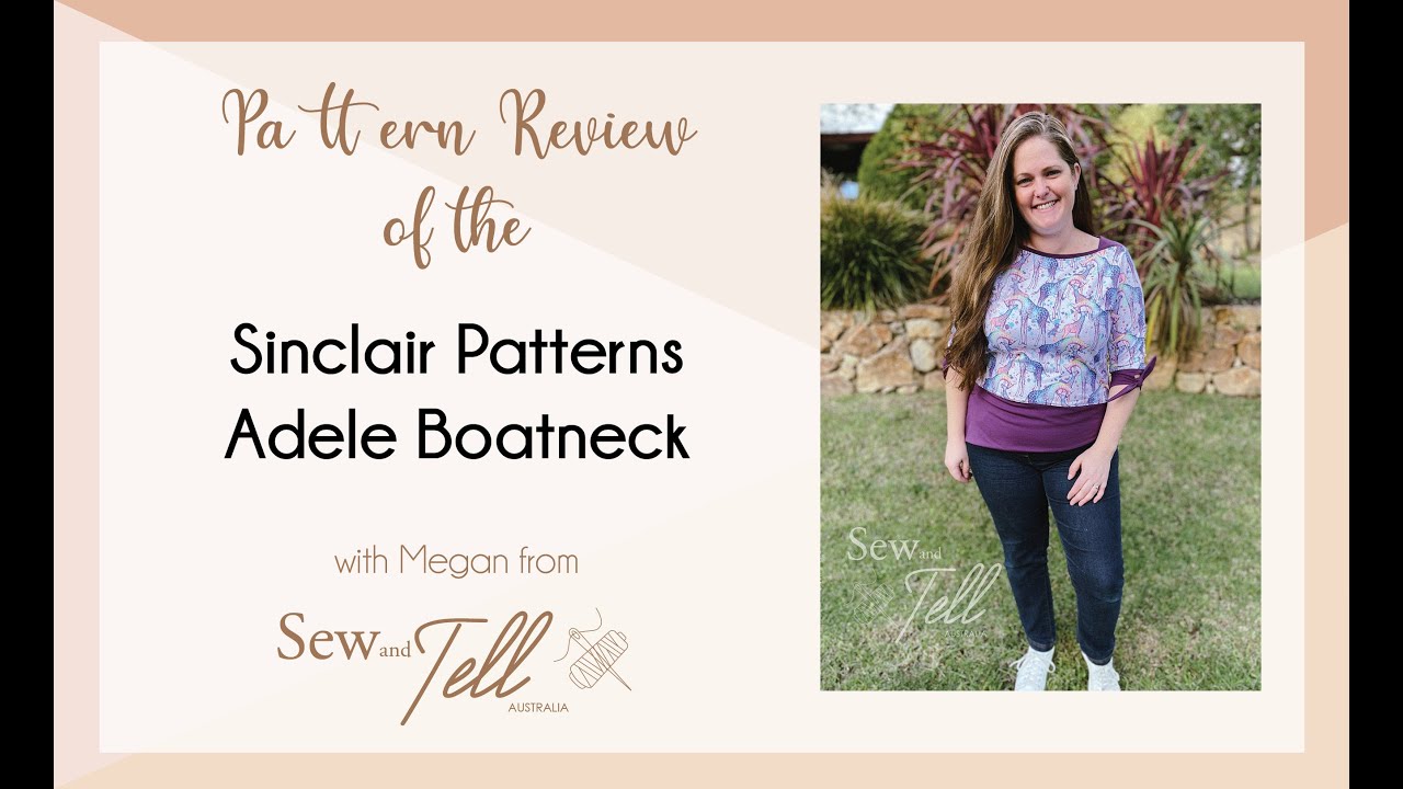 Sinclair Adele Boatneck Pattern review - YouTube