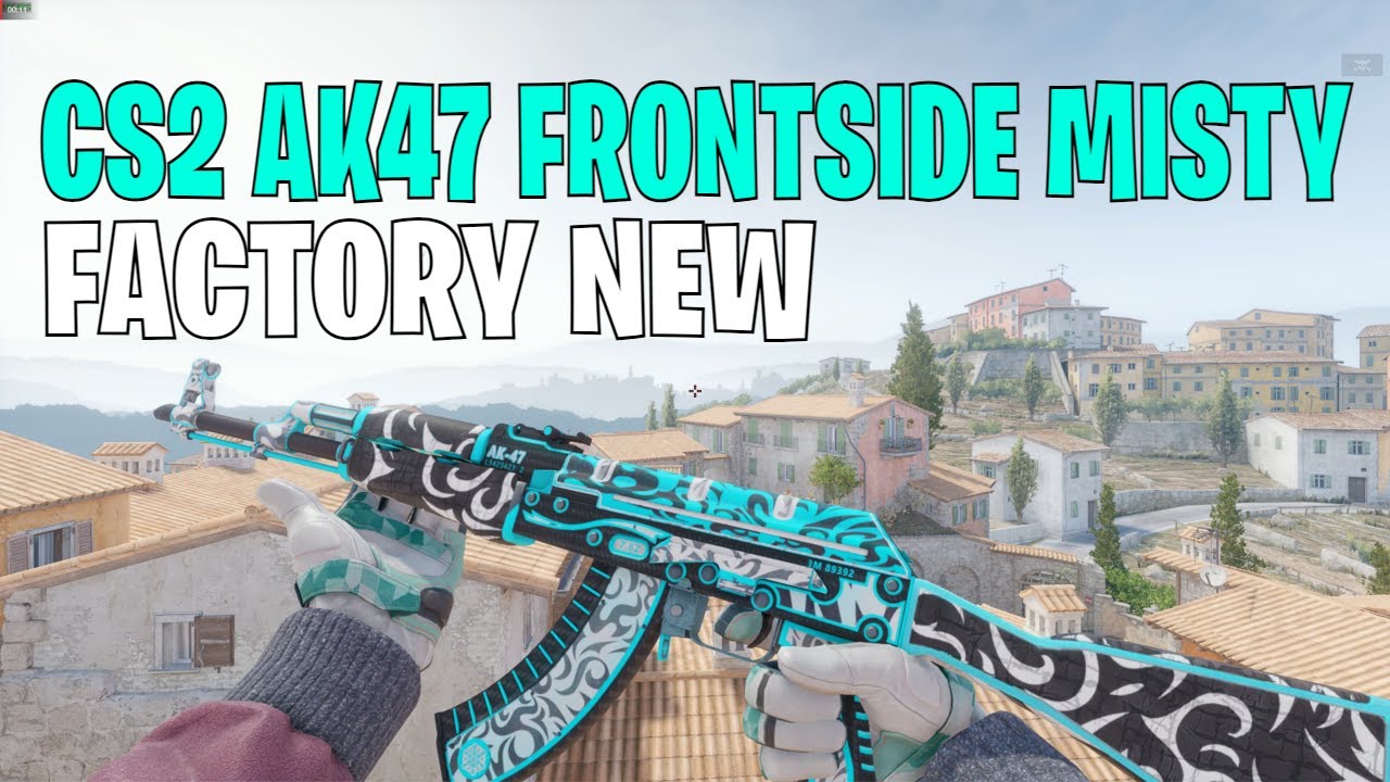 AK47 Frontside Misty | CS2 Skin Showcase #184 - YouTube