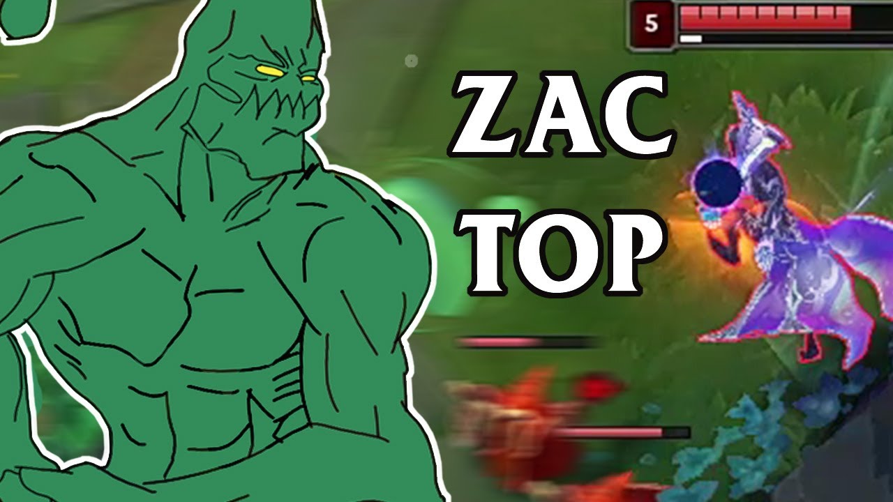 ZAC IS A CHAMPION IN LEAGUE OF LEGENDS - YouTube