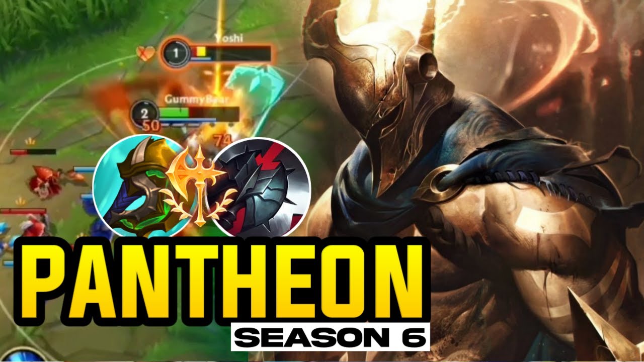 Wild Rift: PANTHEON IS STRONG IN SOLO LANE GAMEPLAY SEASON 6 | WILD ...
