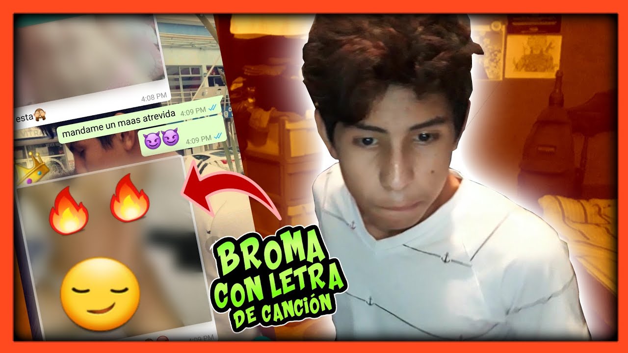 ||😱BROMA A MI AMIGA CON LETRA DE CANCIÓN😏||PASA PACK🔥(FOTO CALIENTE)😏 ...