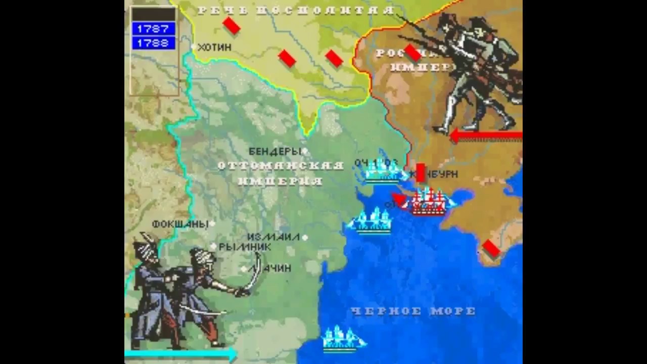 Русско-турецкая война 1787-1791, интерактивная карта - YouTube