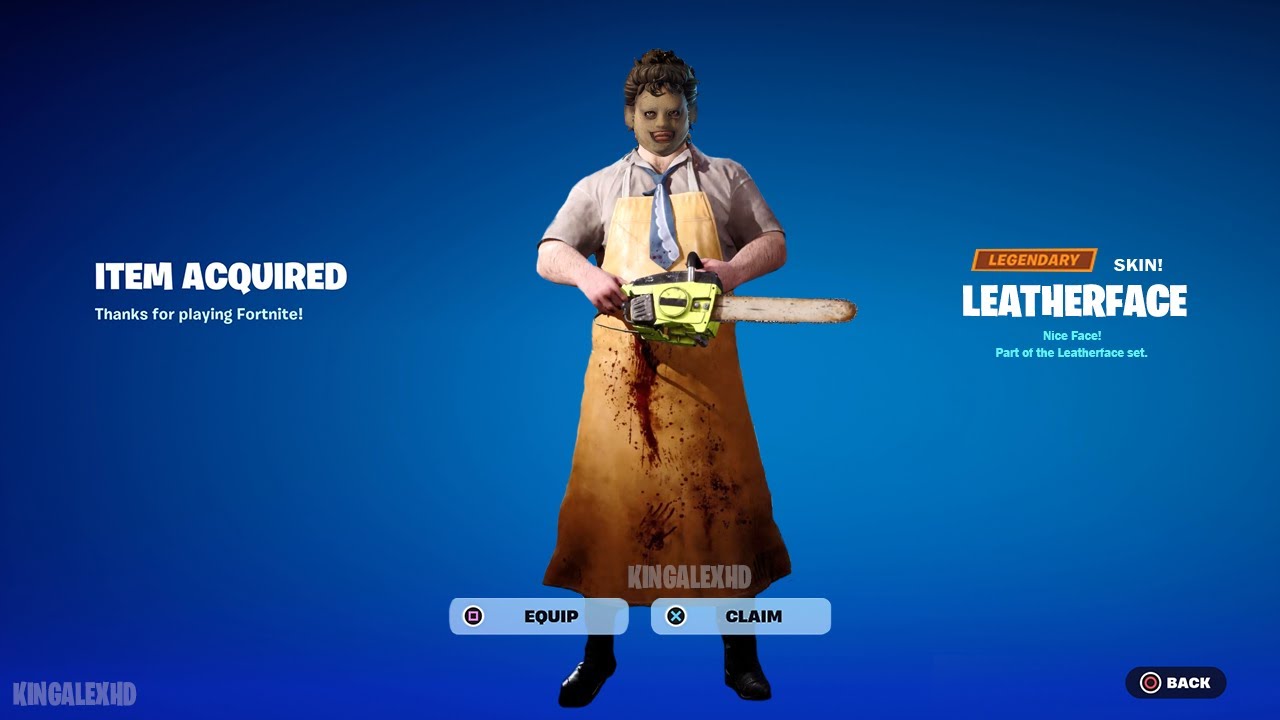 How To Get Leatherface Skin NOW FREE In Fortnite (Unlocked LEGO ...