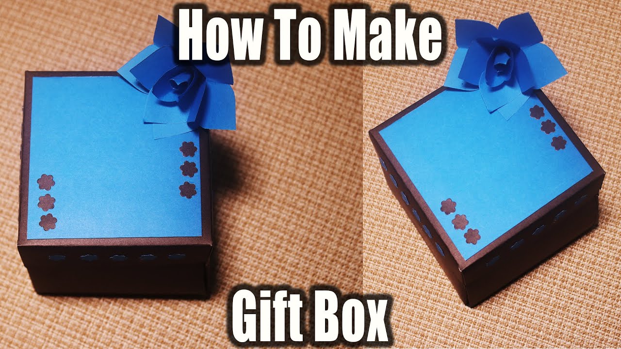 DIY Gift Box । How to make Gift Box । Easy Paper Crafts Idea । Art With ...