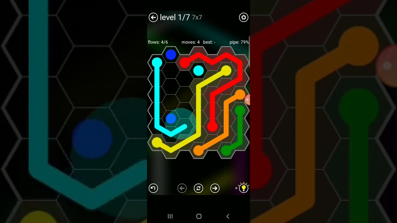 How to solve flow free hexa (day 51 level 1) - YouTube