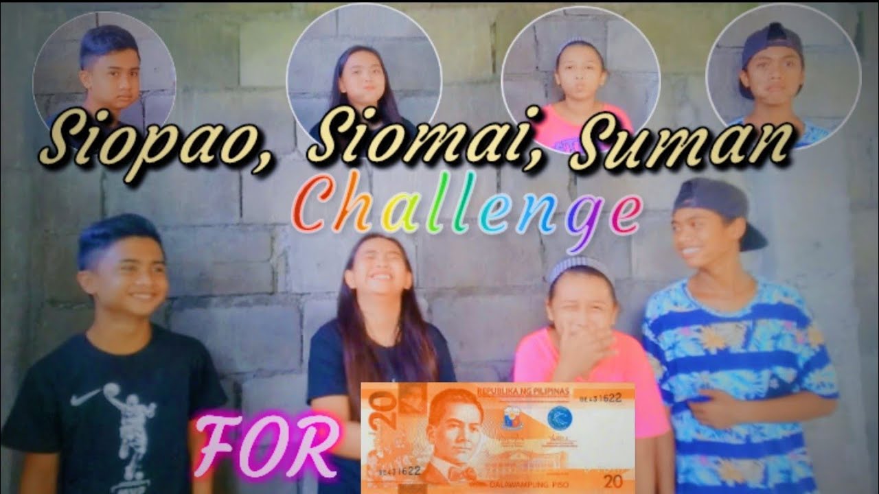 VLOG 08 SIOPAO, SIOMAI, SUMAN CHALLENGE FOR 20 PESOS(LAUGHTRIP TO ...