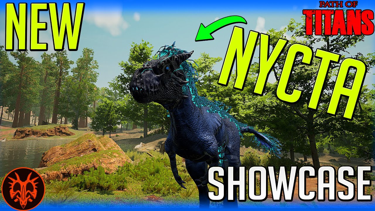 NEW Nyctatyrannus Gameplay! Path of Titans! - YouTube