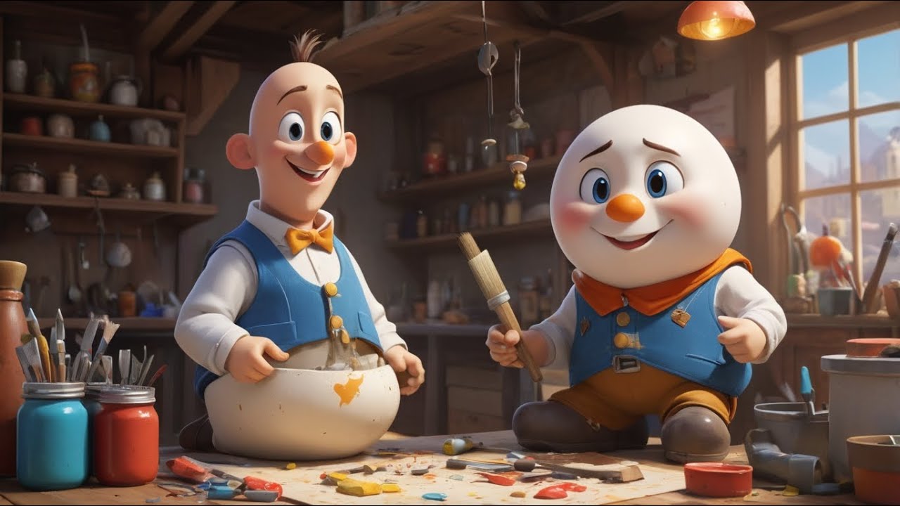 Humpty Dumpty had a Great Adventure Kids Song + Hickory Dickory Dock ...