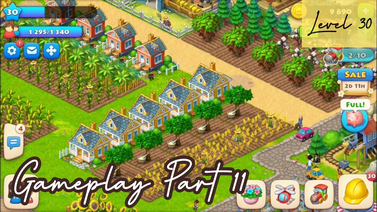 TOWNSHIP : GAMEPLAY PART 11 || LEVEL 30 - YouTube