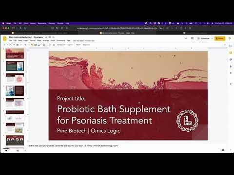 Preparing a pitch slide deck - Omics Logic Microbiome Hackathon - YouTube