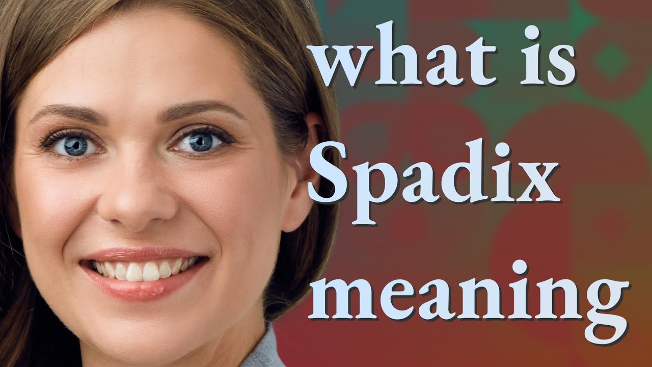 Spadix | meaning of Spadix - YouTube