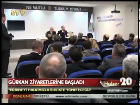 Edirne Belediye Başkan Adayı Recep GÜRKAN Esnaf ziyareti 14 02 2014