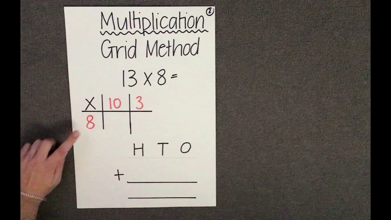 Multiplication 2 - Grid Method - YouTube