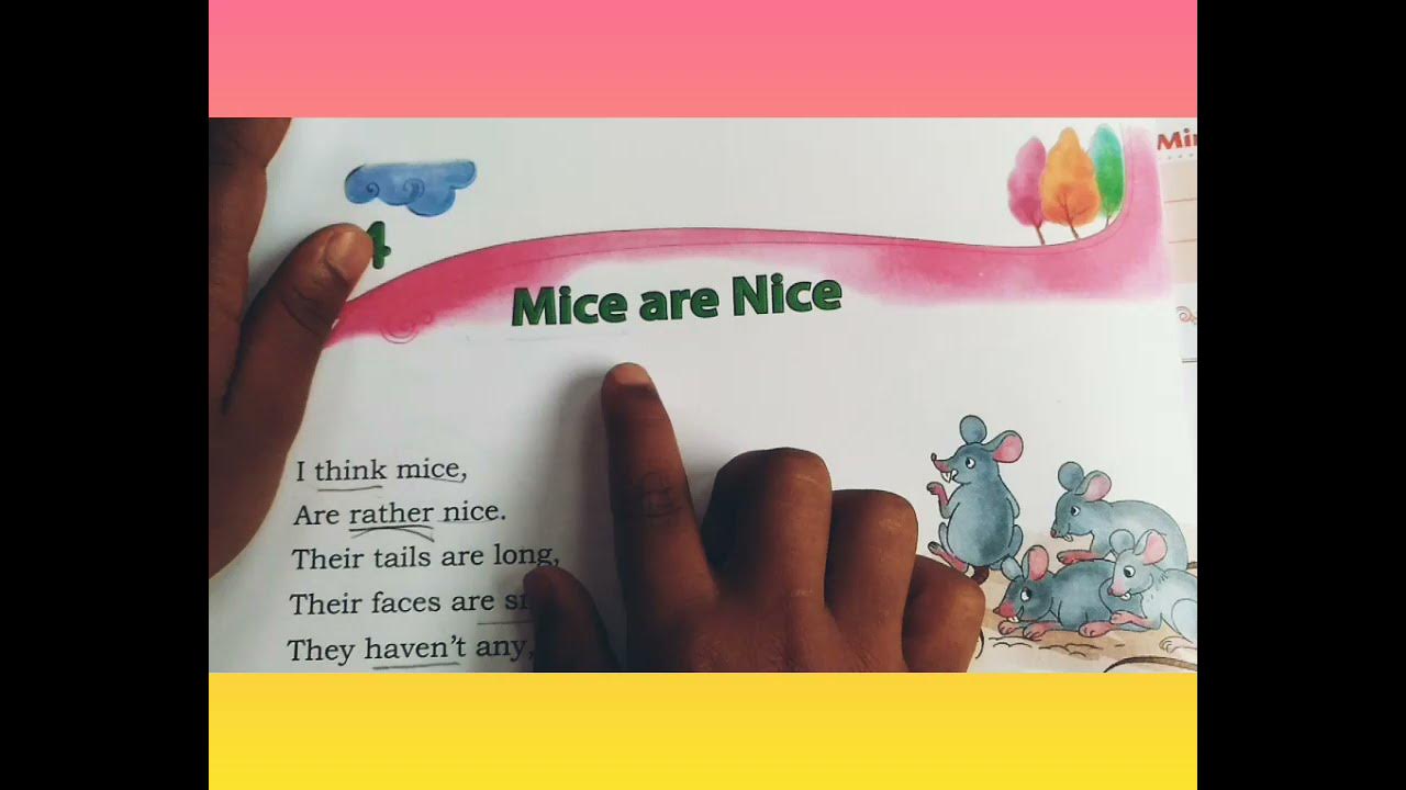 mice poem# mice are nice# kids English poem# Poem कैसे पढ़ते हैँ #class ...