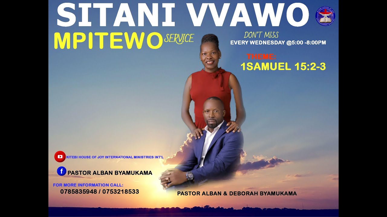 SITANI VVAWO MPITEWO BY PASTOR MARK PAUL KYANGADHA - 11TH/ SEPT/ 2024 ...