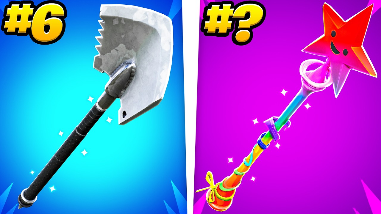 50 *BEST* Fortnite Pickaxes.. (Season 3) - YouTube