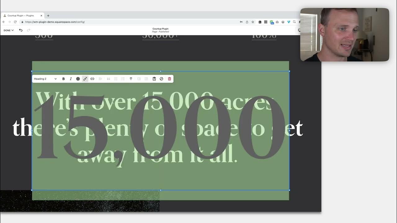 Count Up Animation in Squarespace - Installation Guide - YouTube