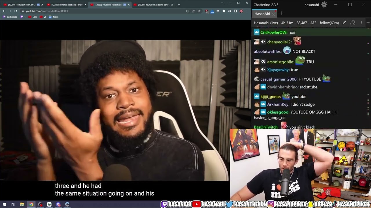 Hasan Reacts To Youtube: Racism and Favoritism (CoryxKenshin ...