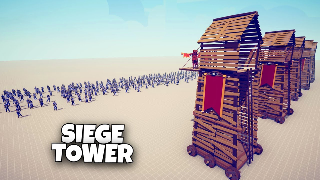 5x SIEGE TOWER vs EVERY UNIT - Totally Accurate Battle Simulator TABS - YouTube