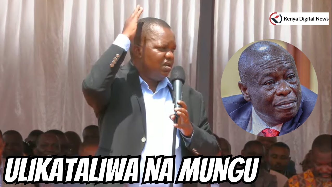 Kitui East MP Nimrod Mbai blasts former DP Gachagua in front of Kindiki ...