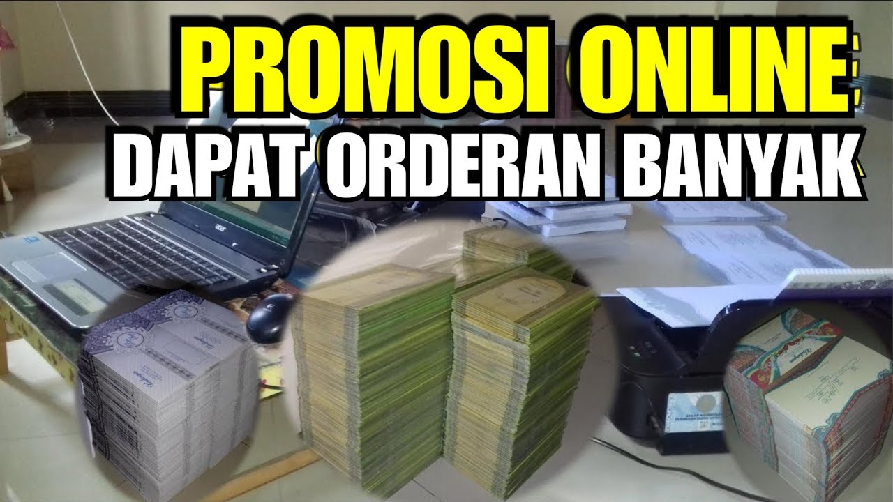 Cara promosi Bisnis Cetak Undangan secara Online dapat Pelanggan Banyak ...