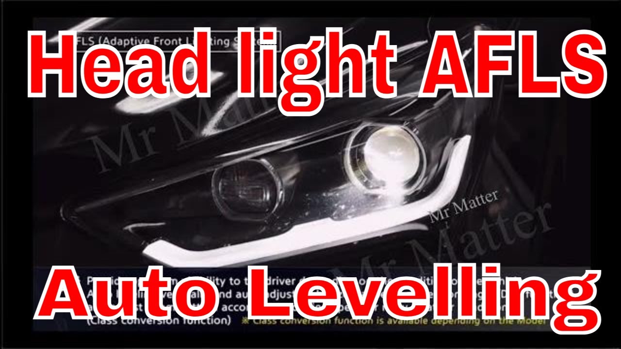 How to repair Adaptive Forward Lighting System or auto levelling head ...
