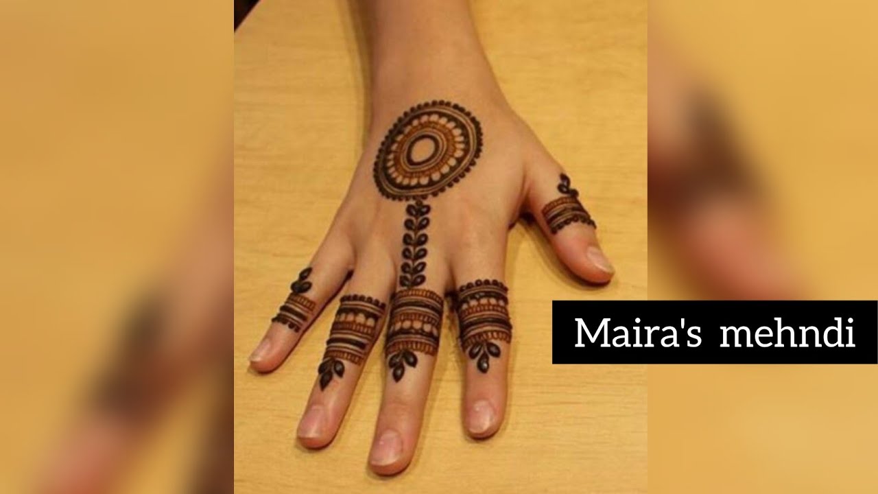 easy bunch design | Maira's Mehndi | mehndi design | @sadiyamehndi ...