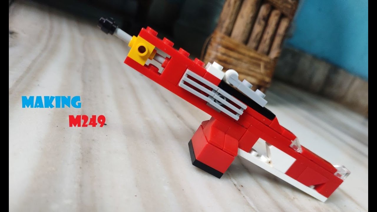 MAKING M249 WITH LEGO | LEGO GUNS - YouTube