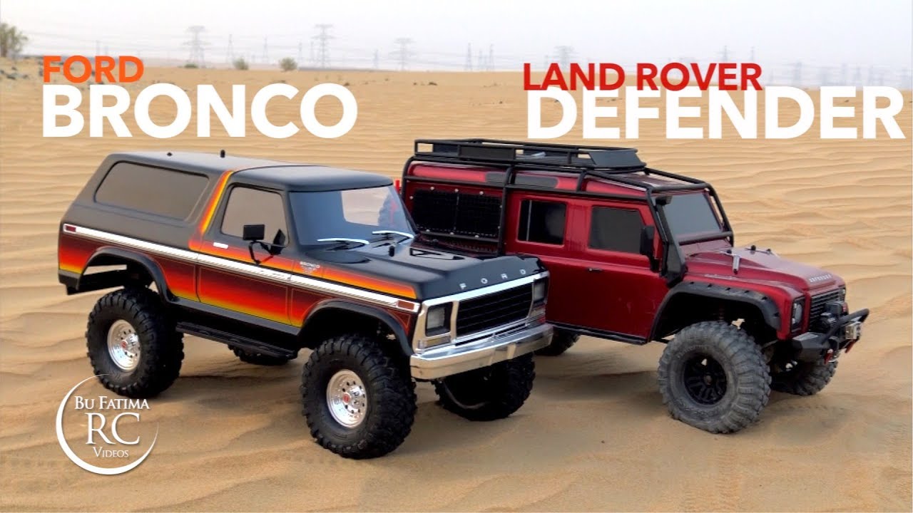 Traxxas TRX4 | BRONCO & DEFENDER | Desert Action - YouTube
