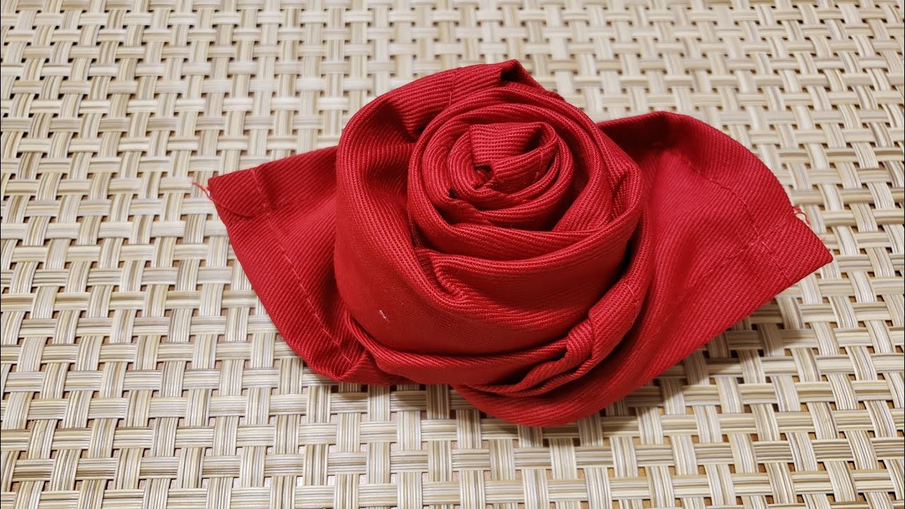 Napkin Folding Rose YouTube Napkin Folding Rose YouTube