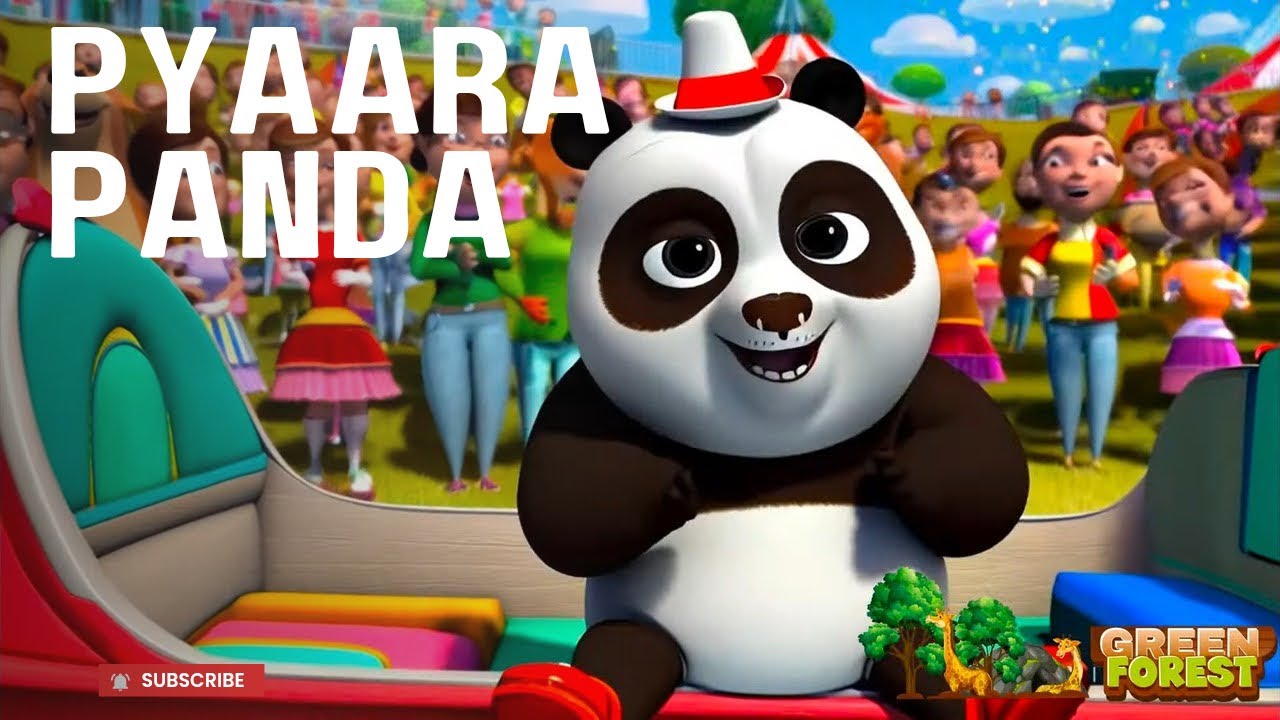 Cartoon video song pyaara pyaara sa panda | kids cartoon video song panda |kids videos cute ...