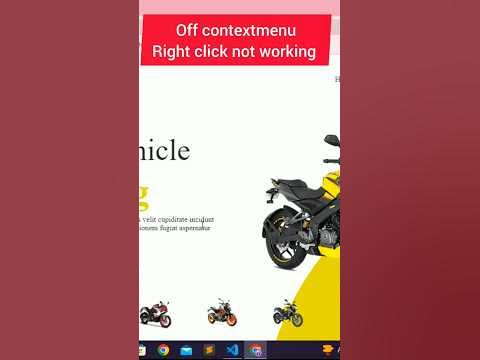 how to of contextmenu in website | how to off right click event by script #css #coding # ...