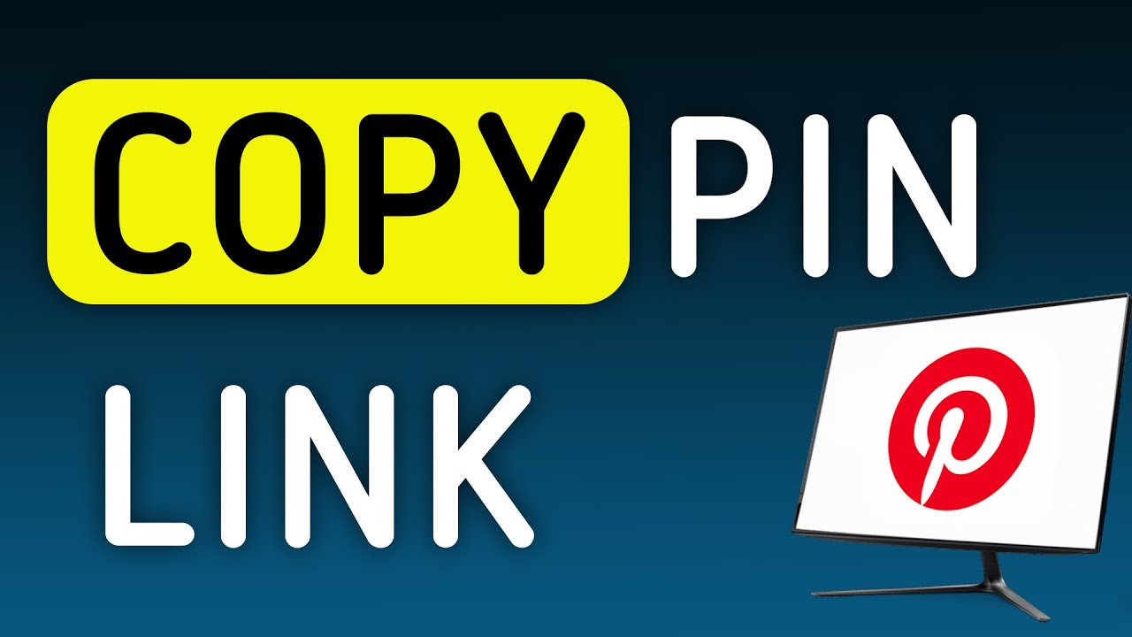 How To Copy A Pin Link On Pinterest On PC (New Update) - YouTube