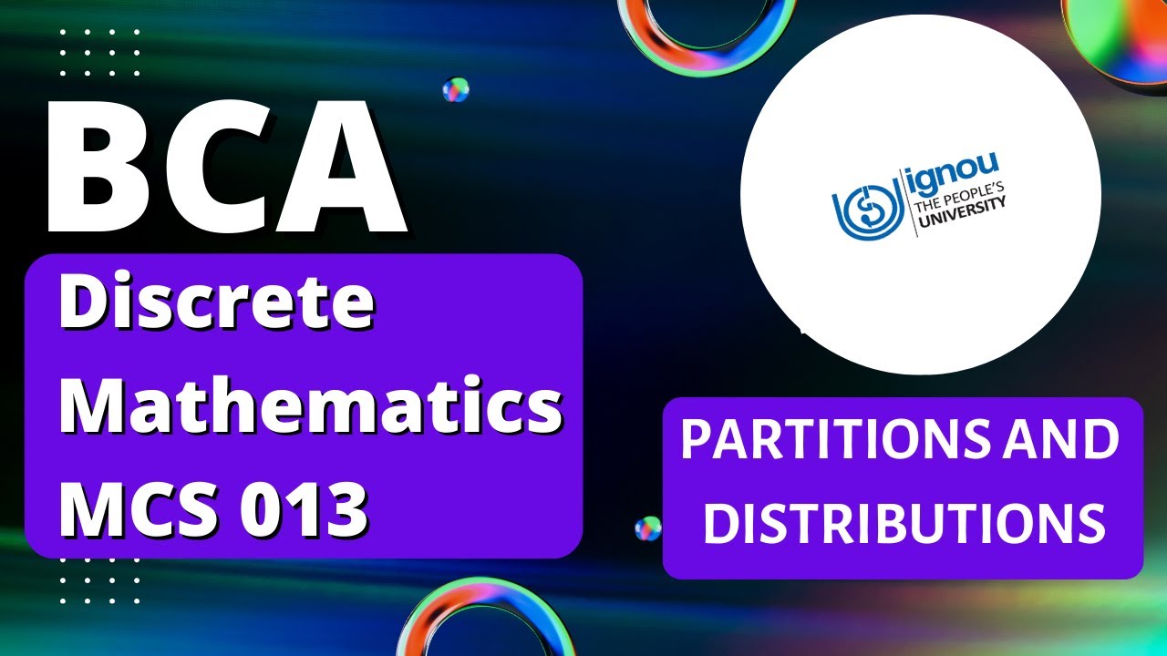 IGNOU BCA Discrete Mathematics MCS 013 Chapter PARTITIONS AND ignou-bca-discrete-mathematics-mcs-013-chapter-partitions-and
