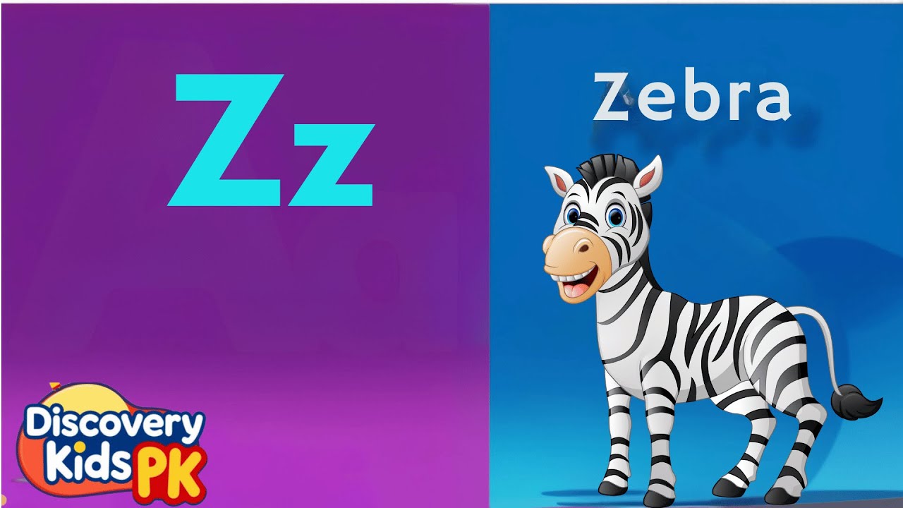 Z for Zebra Poem | The ABC Phonics | @discovery Nursery Rhymes & Kids ...