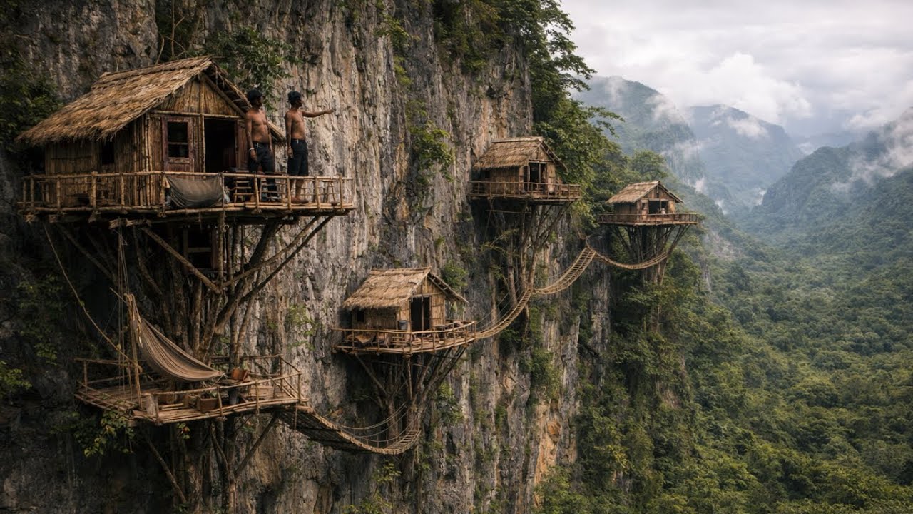 Cliff Treehouse Village Expedition Rope Bridges, Wind Warnings, and a ...