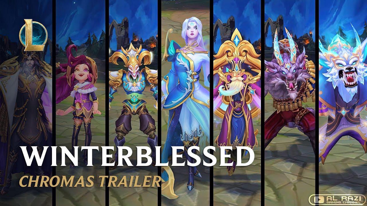 Winterblessed Chromas Trailer | Diana, Shaco, Swain, Zilean, Warwick ...