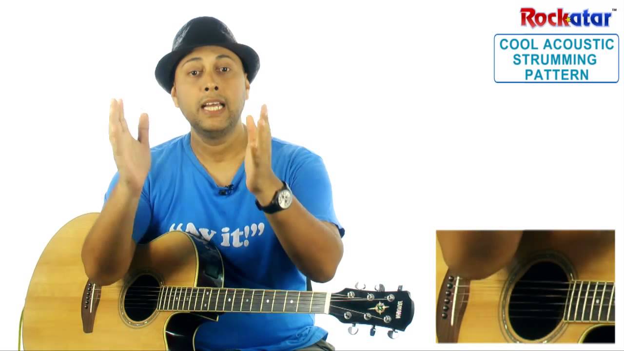 Cool Acoustic Strumming Pattern - YouTube