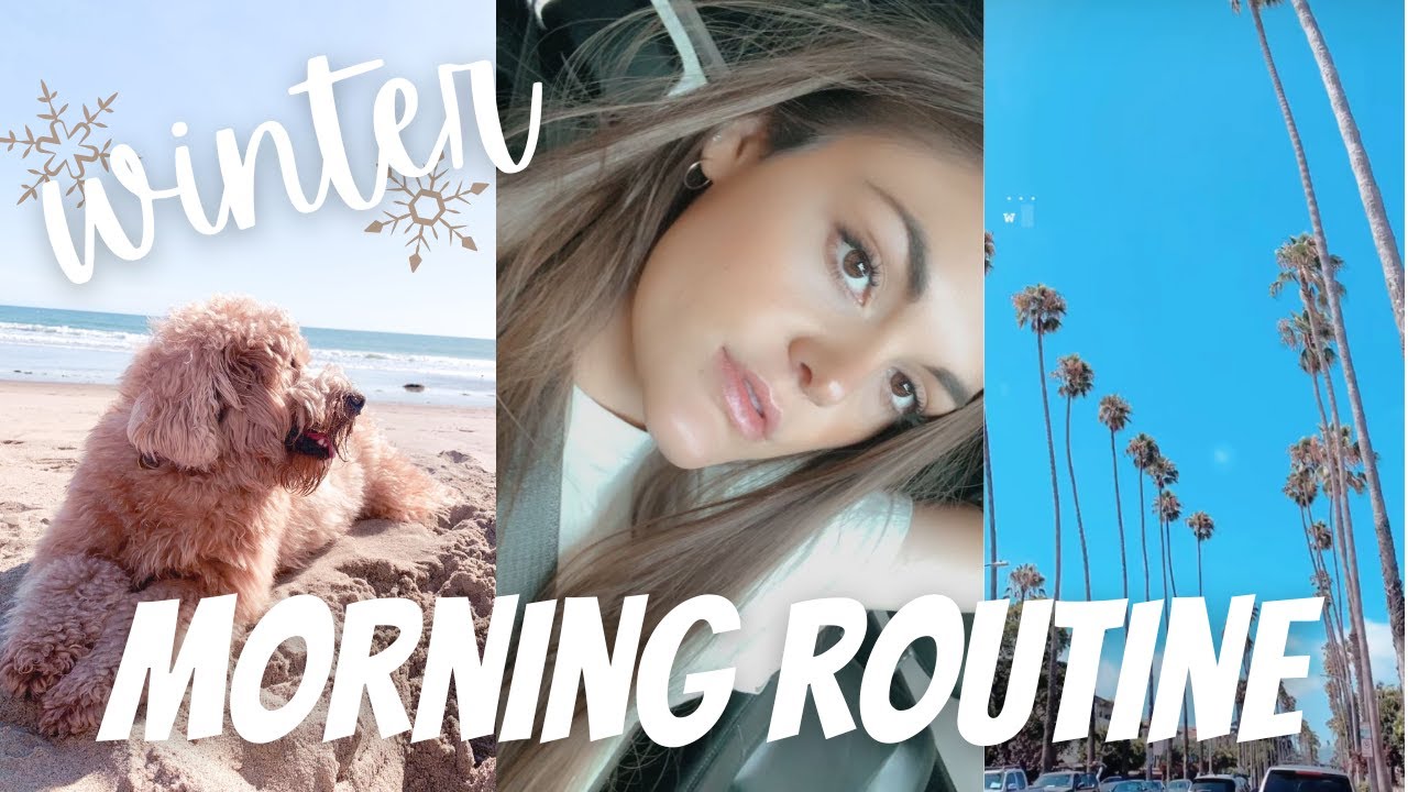 Winter Morning Routine (living by the ocean) - YouTube