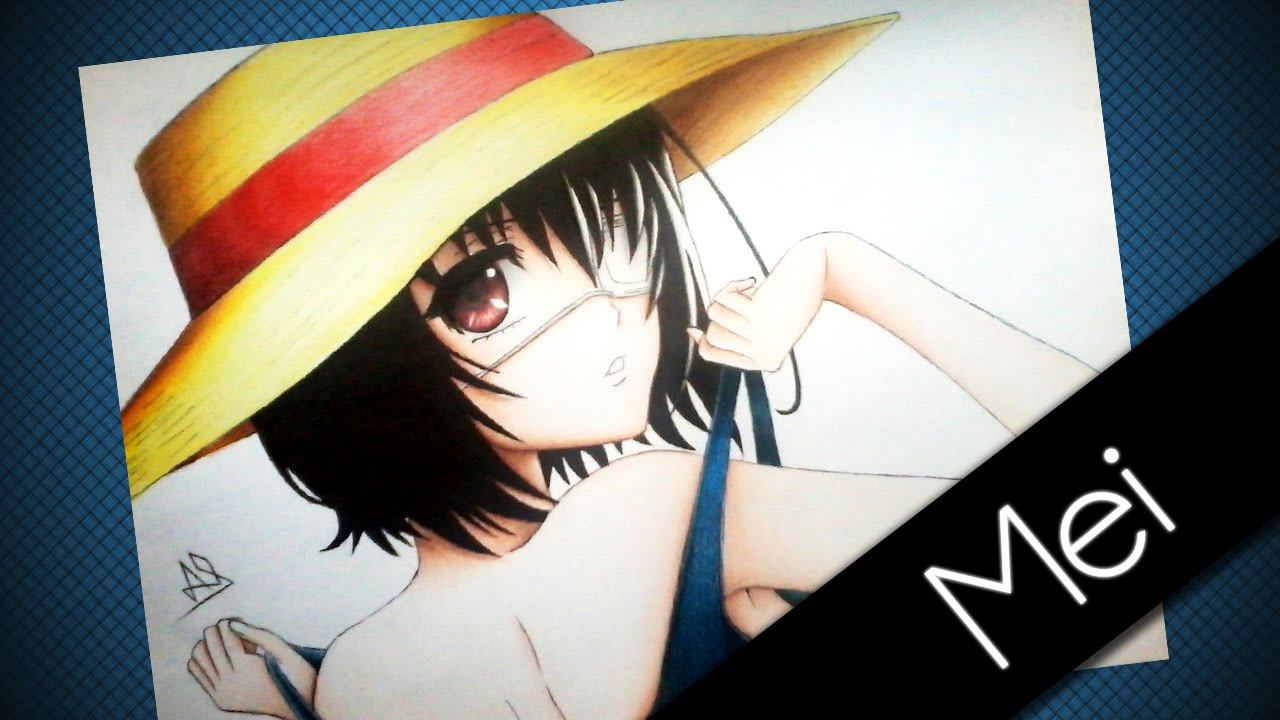 Speed Drawing - Misaki Mei (Another) - YouTube