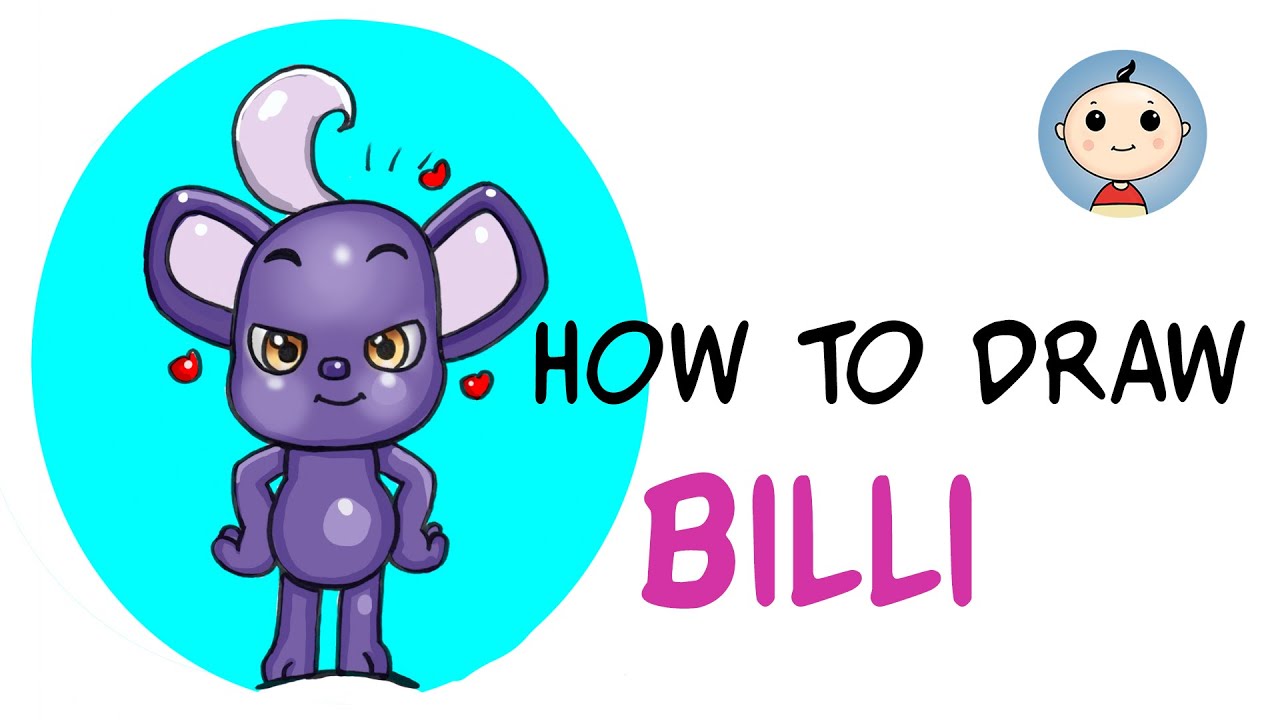 How to Draw Billi like a PRO in 5 minutes - YouTube